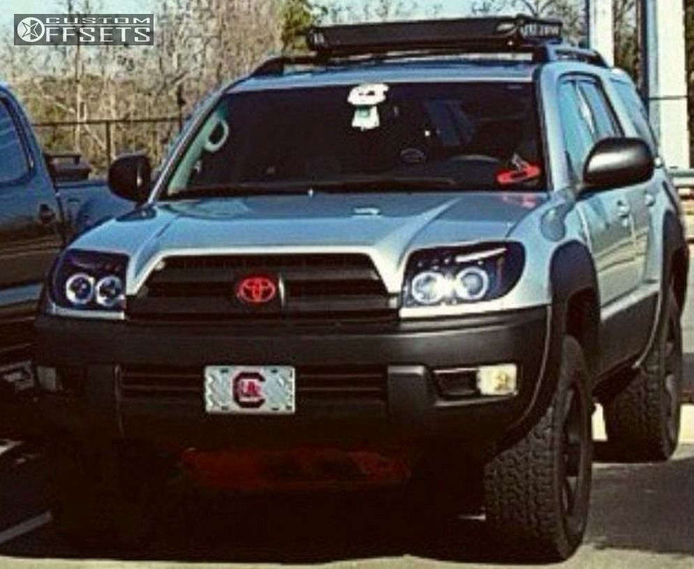 2003 Toyota 4Runner with 17x8 30 OEM Wheels OEM and 265/70R17 ...