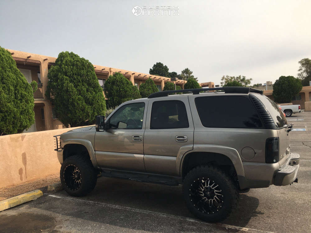 2003 Chevrolet Tahoe with 20x12 -44 Karma Offroad K25 and 35/12.5R20 ...