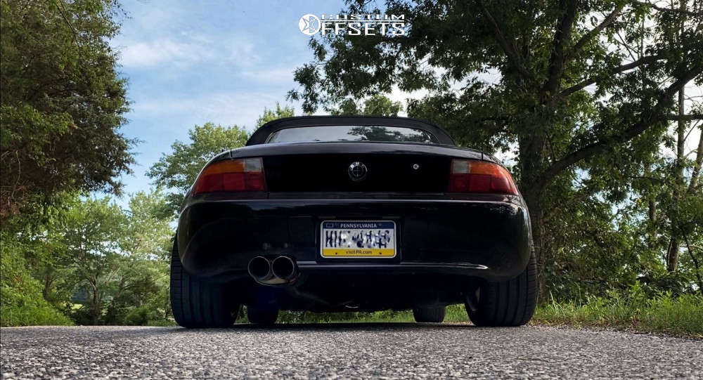 1997 BMW Z3 with 18x8.5 32 ESR Cs15 and 245/35R18 Falken Azenis Fk510 ...