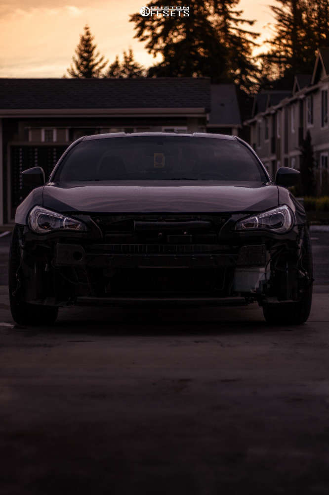 2014 Subaru BRZ with 18x9.5 30 JNC Jnc014 and 245/40R18 Continental ...