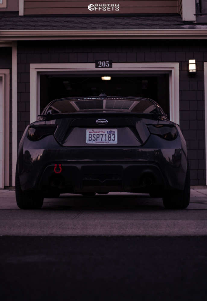 2014 Subaru BRZ with 18x9.5 30 JNC Jnc014 and 245/40R18 Continental ...