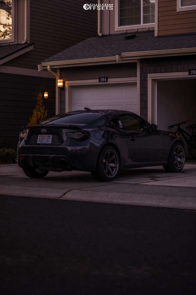 2014 Subaru BRZ with 18x9.5 30 JNC Jnc014 and 245/40R18 Continental ...