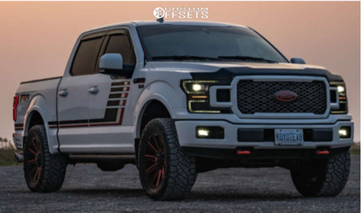 2018 Ford F-150 with 20x9 20 Fuel Contra and 305/55R20 Nitto Ridge ...