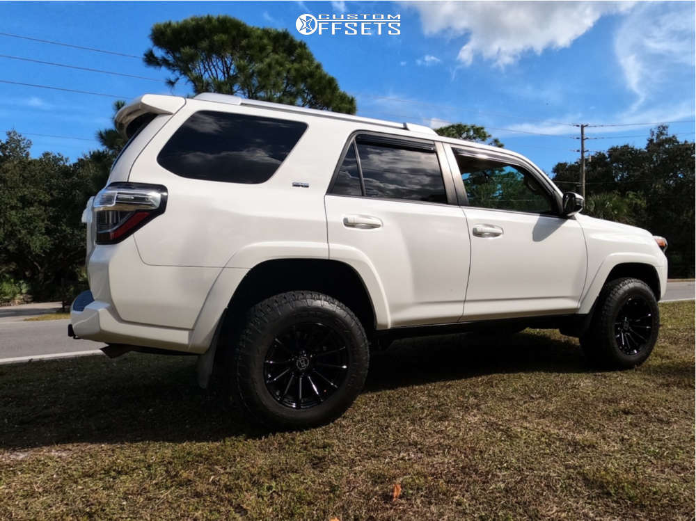 2015 Toyota 4Runner with 17x9.5 -12 Black Rhino Rotorua and 265/70R17 ...