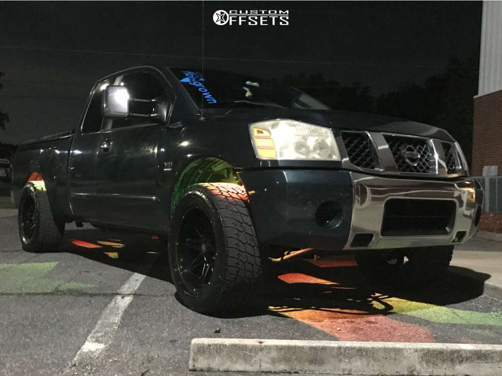 2004 Nissan Titan with 20x10 -24 Mayhem Rampage and 33/12.5R20 Nitto ...