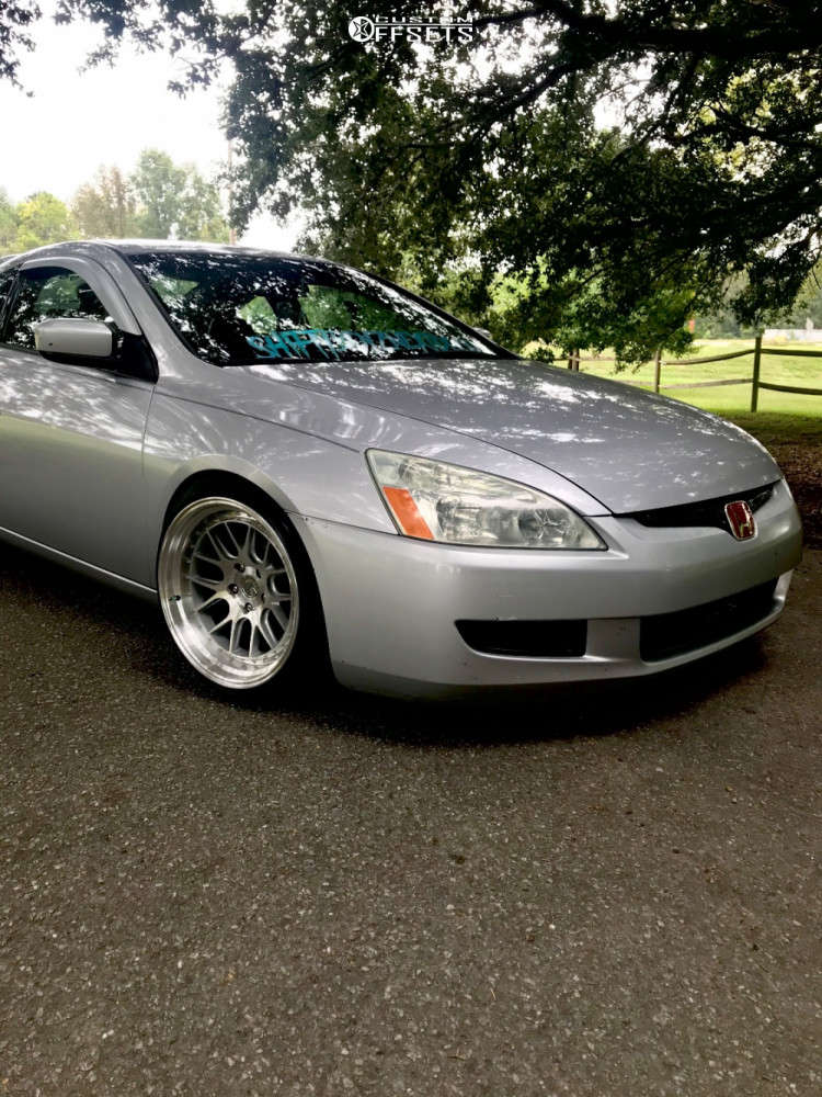 2003 Honda Accord with 18x10.5 15 Aodhan Ds06 and 225/35R18 Atlas Land ...
