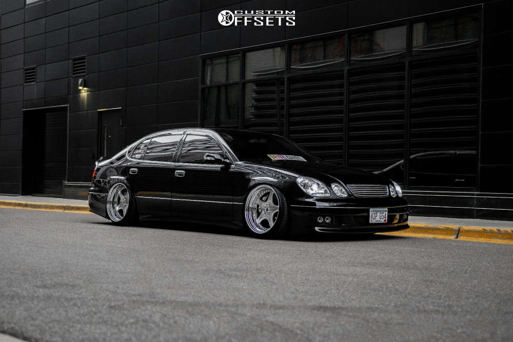 1999 Lexus GS400 with 19x11 -3 Luxury Abstract Scara and 245/35R19 ...