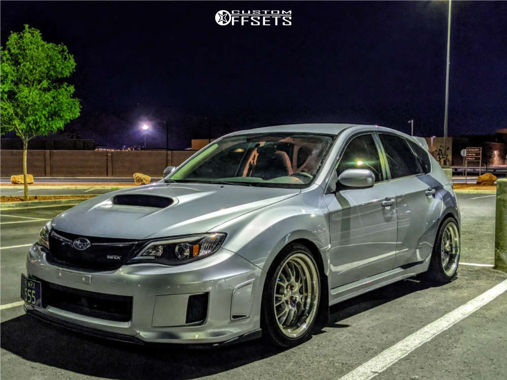 2014 Subaru WRX with 18x9.5 30 Klutch Sl14 and 255/35R18 Barum Bravuris ...