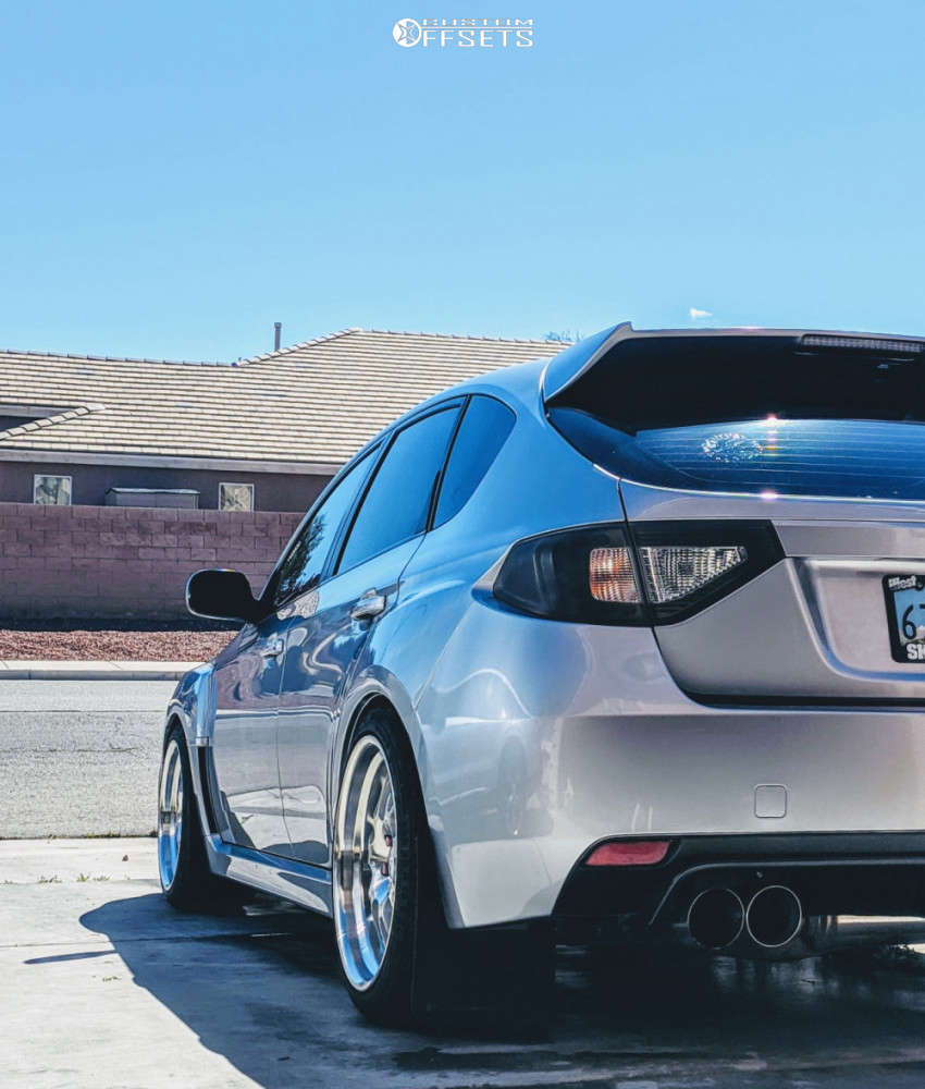 2014 Subaru WRX with 18x9.5 30 Klutch Sl14 and 255/35R18 Barum Bravuris ...
