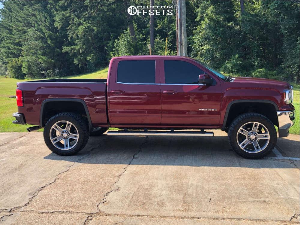 2016 GMC Sierra 1500 with 22x9 38 OE Replicas Denali and 35/12.5R22 ...
