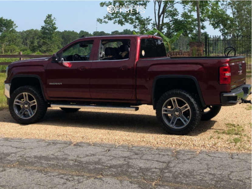 2016 GMC Sierra 1500 with 22x9 38 OE Replicas Denali and 35/12.5R22 ...