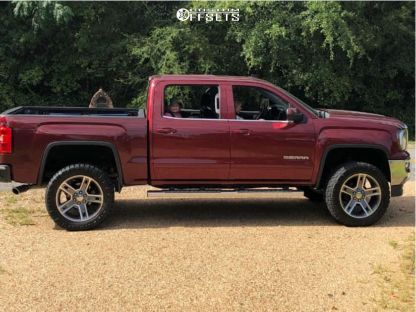 2016 GMC Sierra 1500 with 22x9 38 OE Replicas Denali and 35/12.5R22 ...
