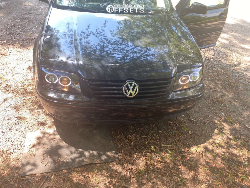 2001 Volkswagen Jetta with 18x8.5 35 Aodhan Ah02 and 225/40R18 ...