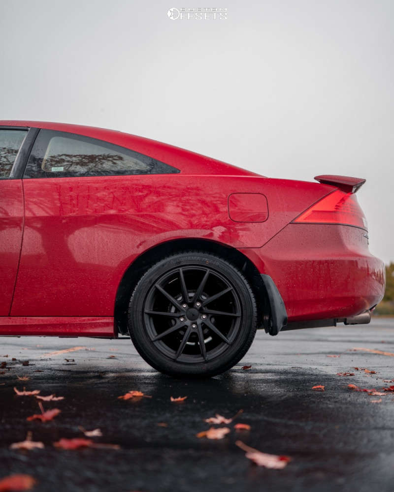 2006 Honda Accord with 17x7 40 Liquid Metal Shadow and 215/45R17 ...