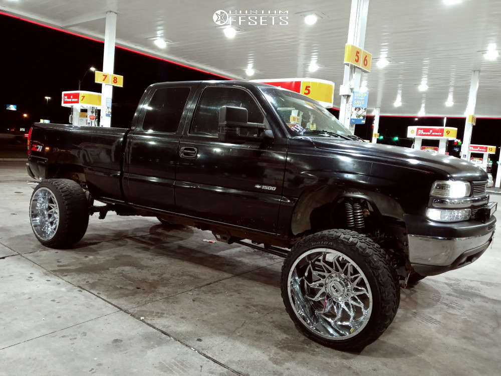 1999 Chevrolet Silverado 1500 with 24x14 -76 Xtreme Mudder Xm-330 and ...