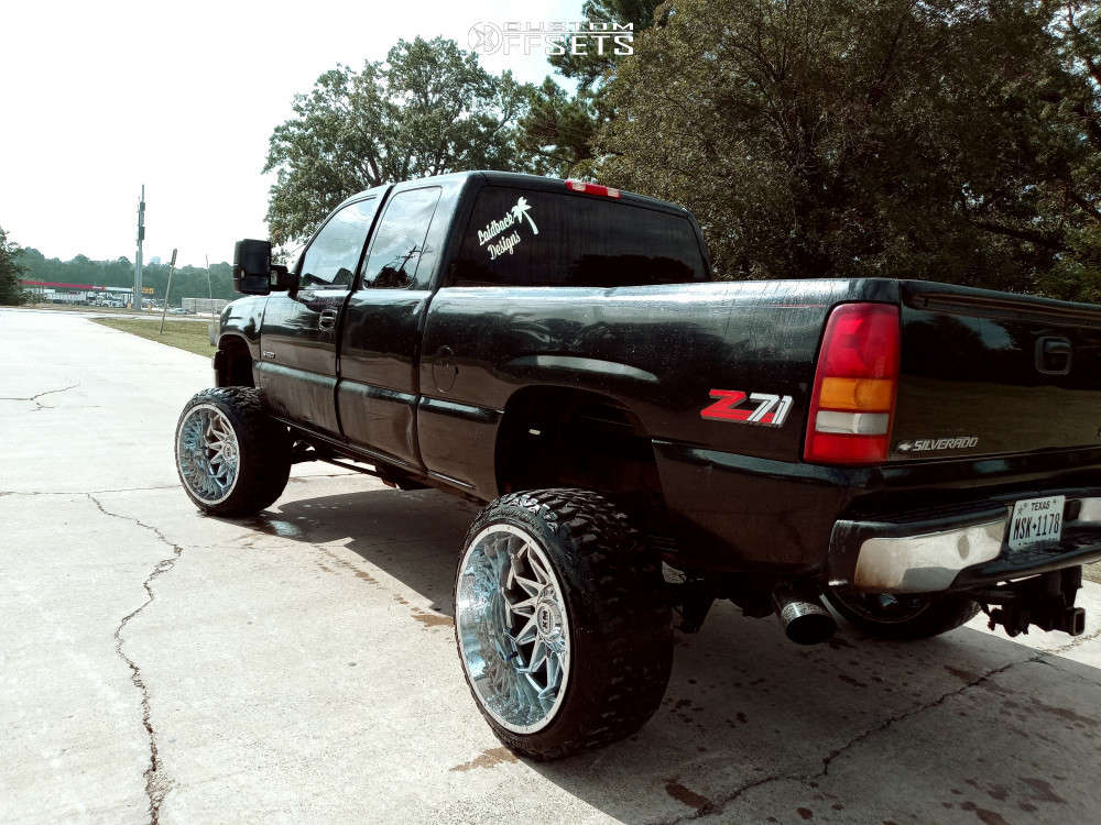 1999 Chevrolet Silverado 1500 with 24x14 -76 Xtreme Mudder Xm-330 and ...