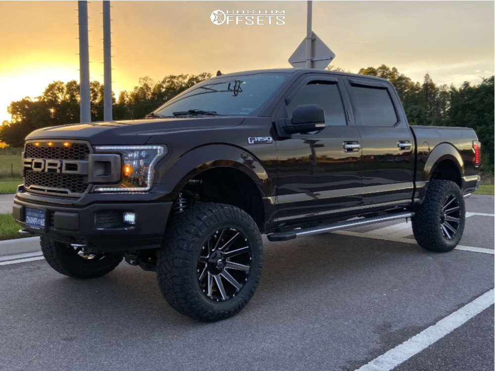 2019 Ford F-150 with 20x10 -19 Fuel Contra and 35/12.5R20 Nitto Ridge ...