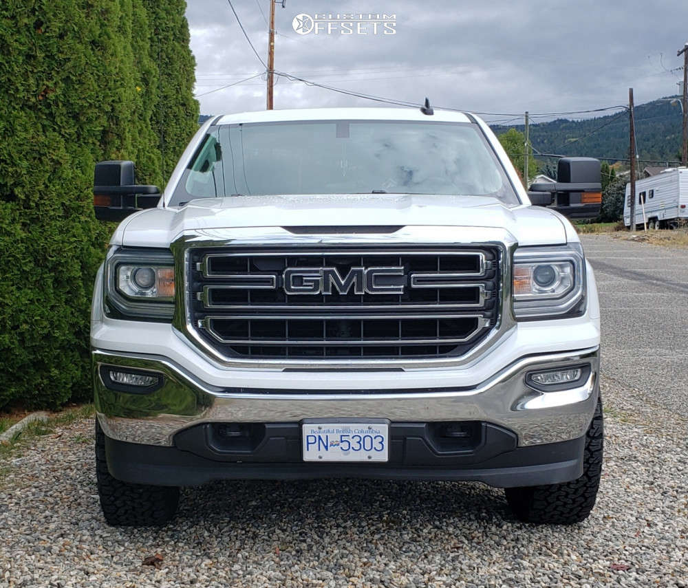 2018 GMC Sierra 1500 with 18x9 10 RTX Offroad Panzer and 305/65R18 ...