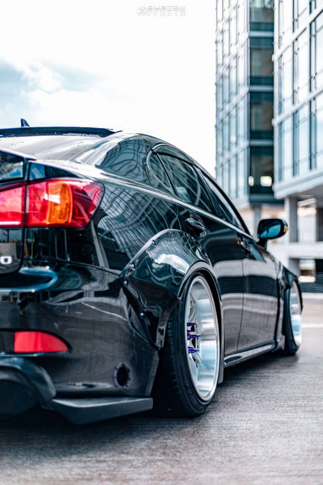 2009 Lexus IS250 with 18x10.5 15 Aodhan Ds01 and 235/40R18 Groundspeed ...