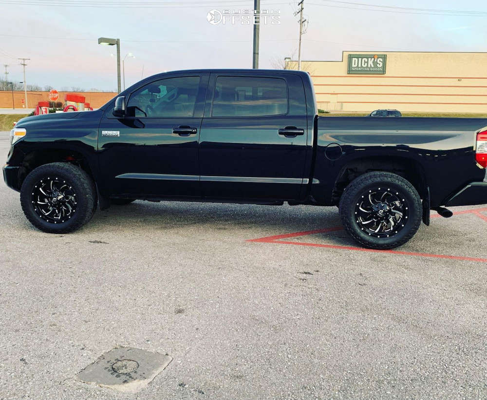 2019 Toyota Tundra with 20x10 -19 Fuel Cleaver D240 and 35/12.5R20 Toyo ...