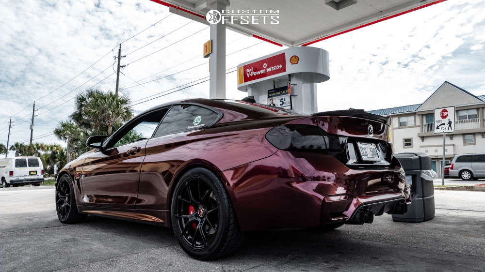 2014 BMW 435i with 19x8.5 35 Curva C42 and 245/40R19 Ohtsu Fp8000 and ...