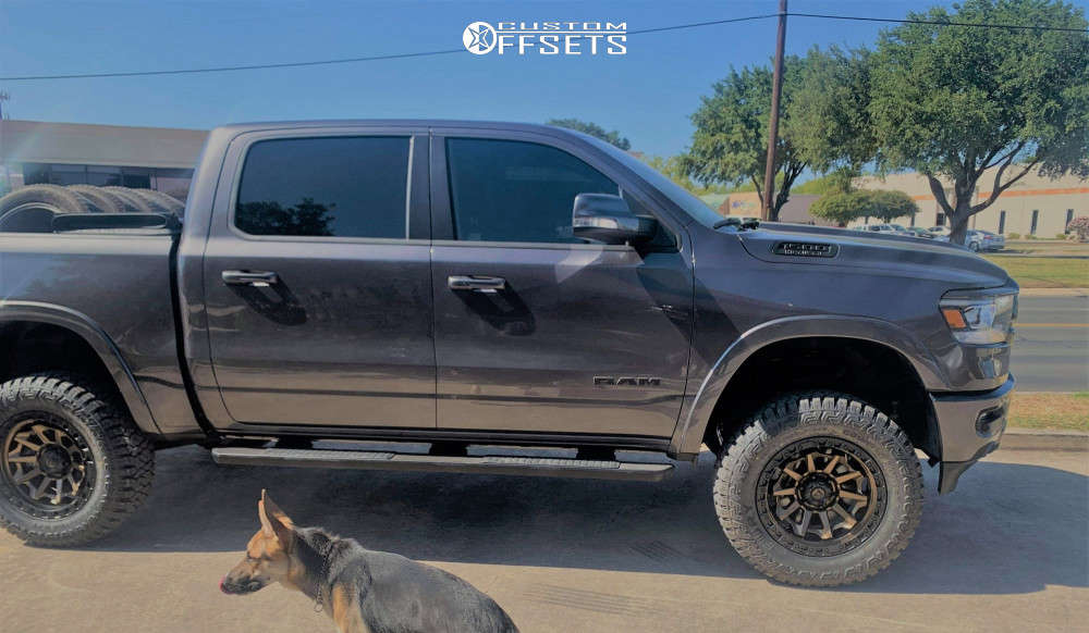 2020 Ram 1500 with 20x9 1 Fuel Covert and 35/12.5R20 Fury Offroad ...
