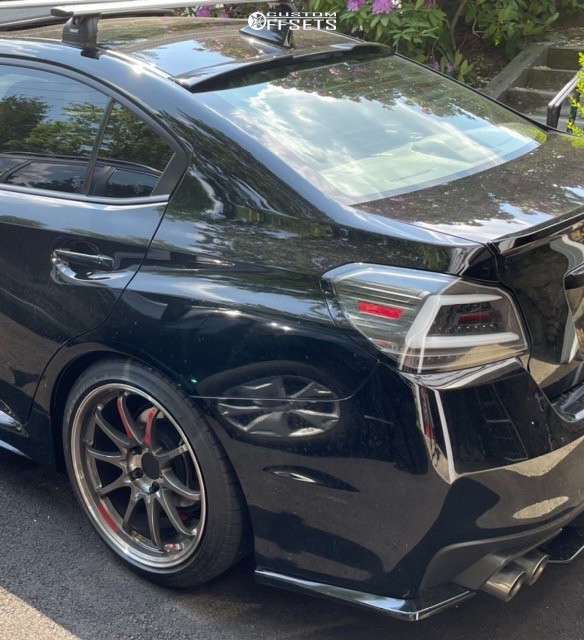 2019 Subaru WRX with 18x9.5 45 Volk Ce28sl and 245/40R18 Dunlop Sp ...