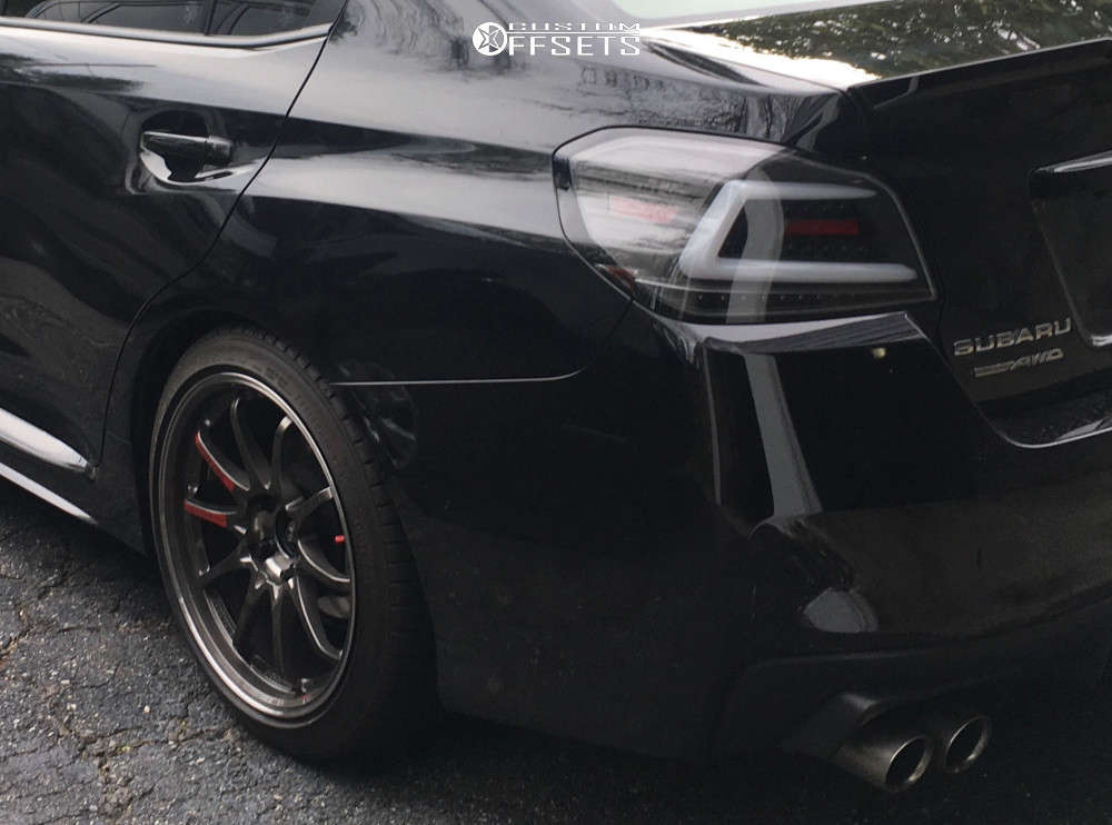 2019 Subaru WRX with 18x9.5 45 Volk Ce28sl and 245/40R18 Dunlop Sp ...