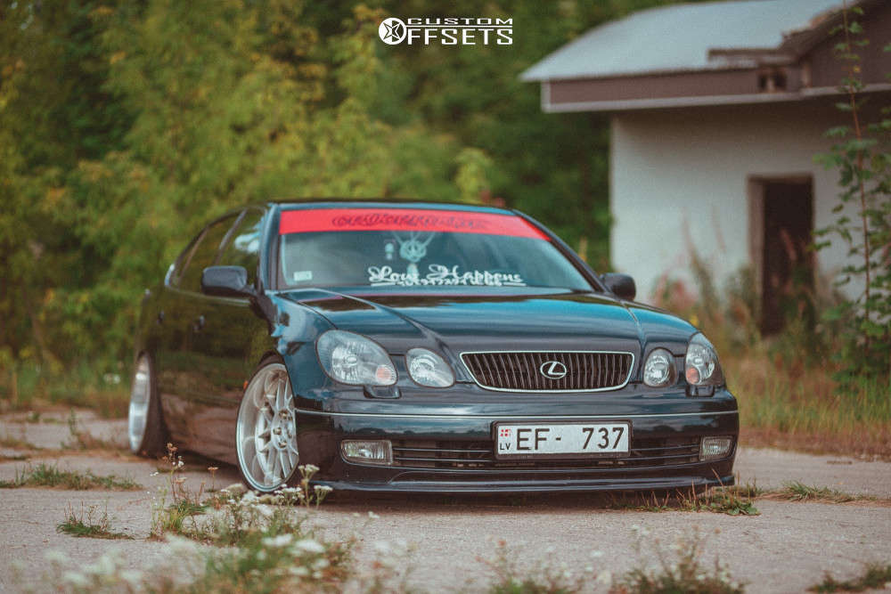 2001 Lexus GS300 with 18x8.5 6 OZ Racing Nova and 215/35R18 Atrezzo ...