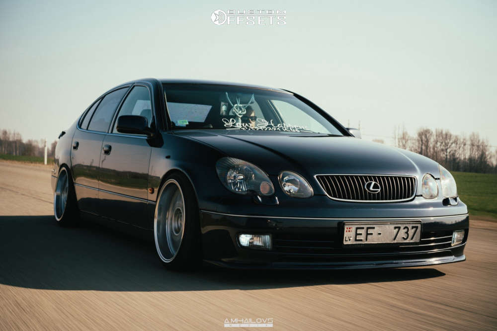 2001 Lexus GS300 with 18x8.5 6 OZ Racing Nova and 215/35R18 Atrezzo ...