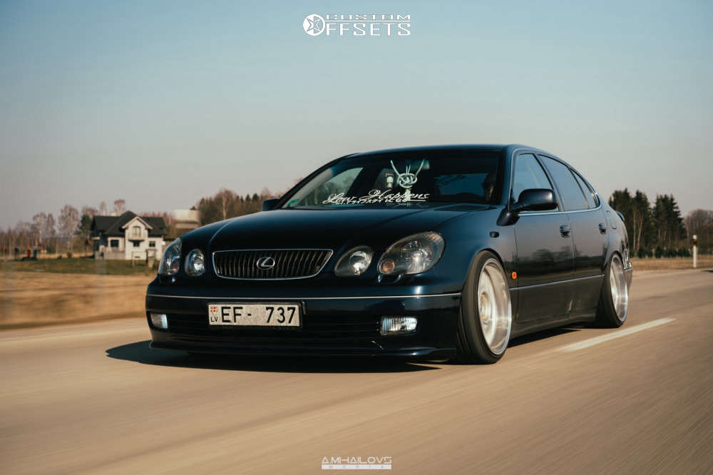 2001 Lexus GS300 with 18x8.5 6 OZ Racing Nova and 215/35R18 Atrezzo ...
