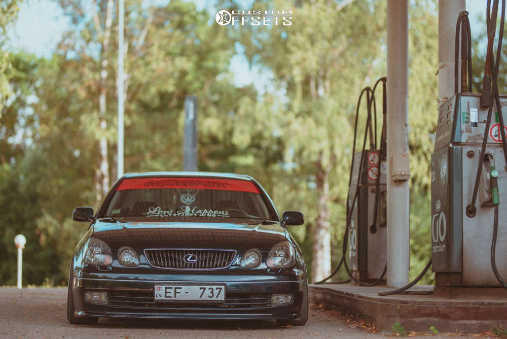 2001 Lexus GS300 with 18x8.5 6 OZ Racing Nova and 215/35R18 Atrezzo ...