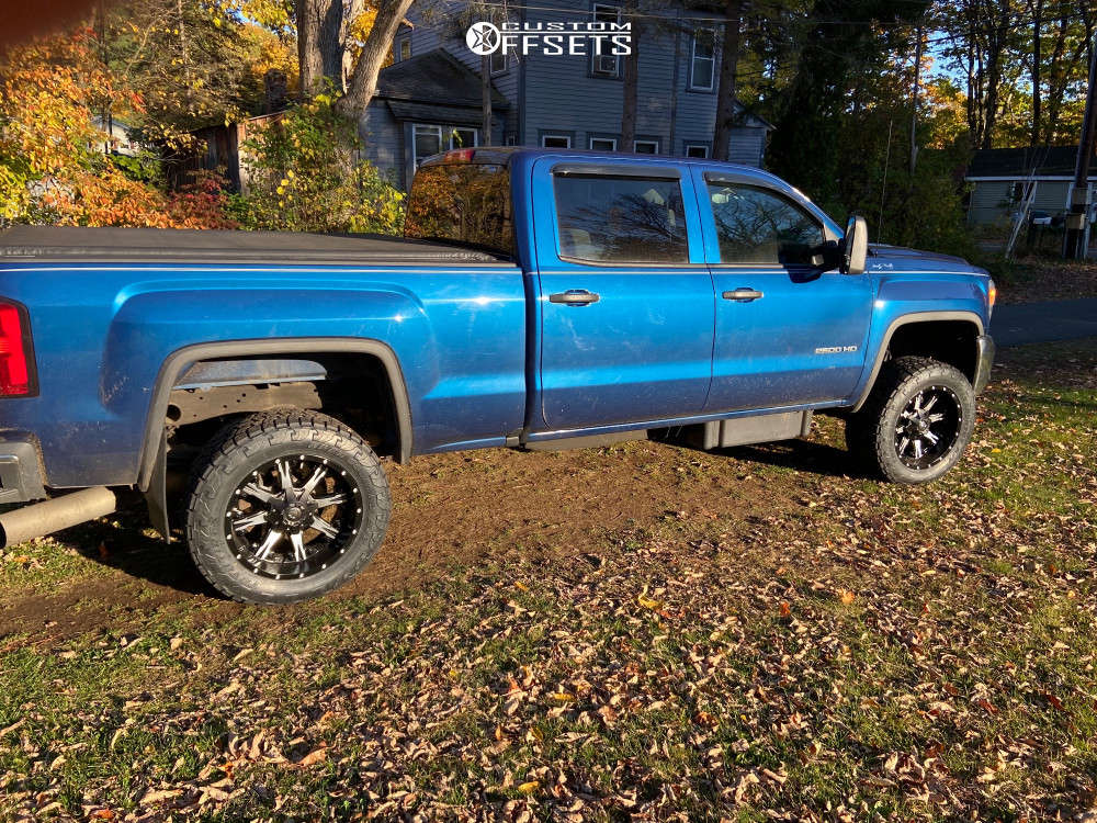 2016 GMC Sierra 2500 HD with 20x10 -12 Fuel Nutz and 295/55R20 Toyo ...