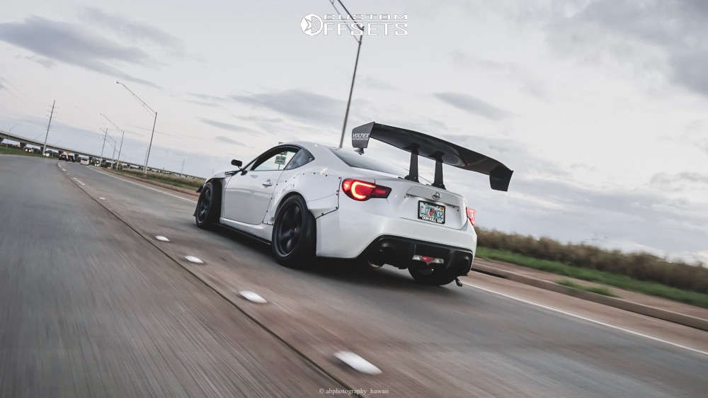 2013 Scion FR-S with 18x9.5 38 Gram Lights 57cr and 265/35R18 Hankook ...