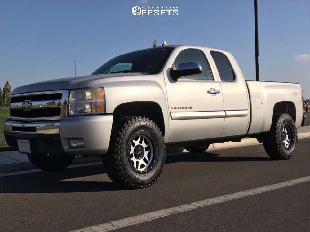 2010 Chevrolet Silverado 1500 with 17x9 -6 Pro Comp Series 41 and 285 ...
