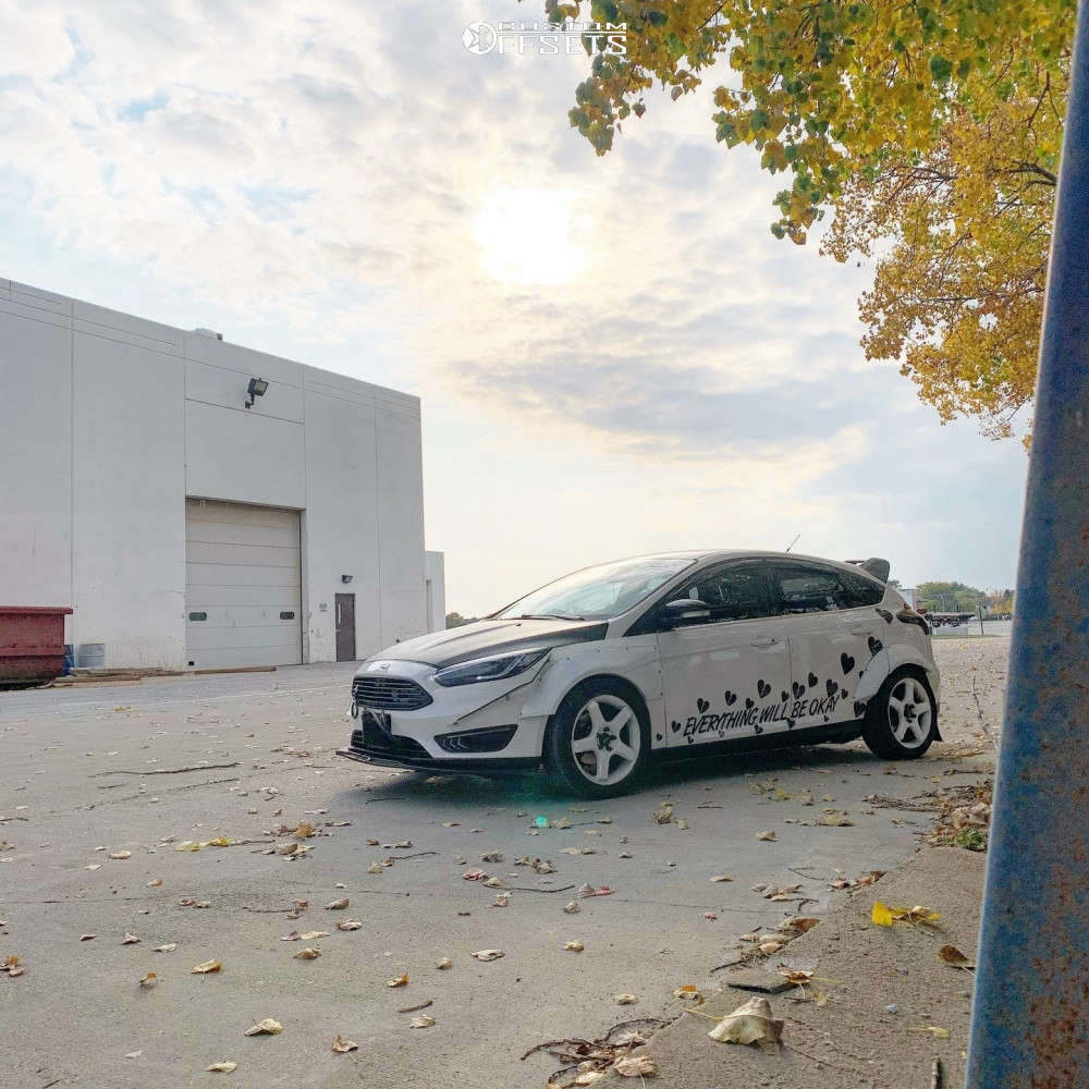 2016 Ford Focus Wheel Offset Nearly Flush Lowering Springs | 1327114 ...