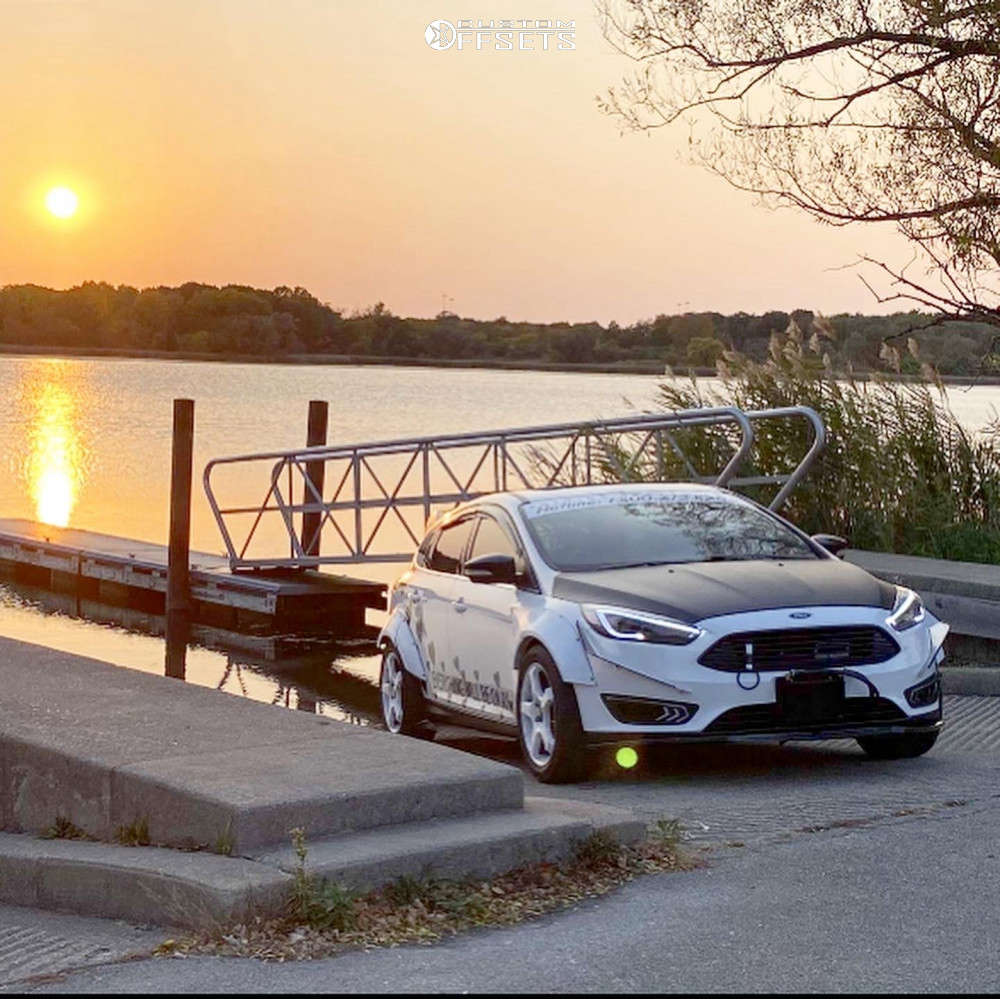 2016 Ford Focus with 17x7 38 MB Wheels Mb14 and 215/35R17 Firestone All ...