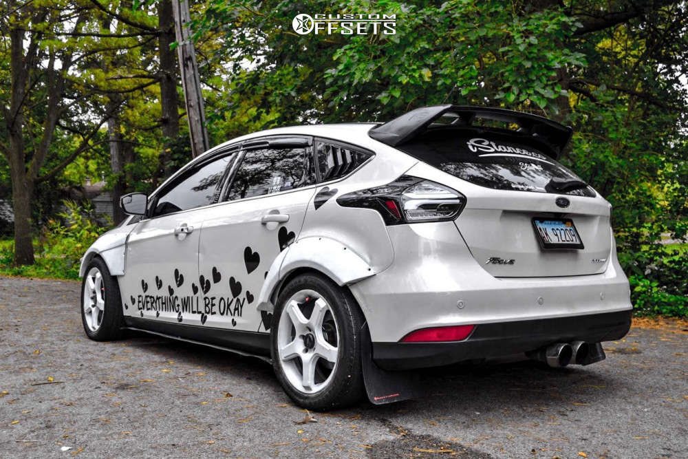 2016 Ford Focus with 17x7 38 MB Wheels Mb14 and 215/35R17 Firestone All ...