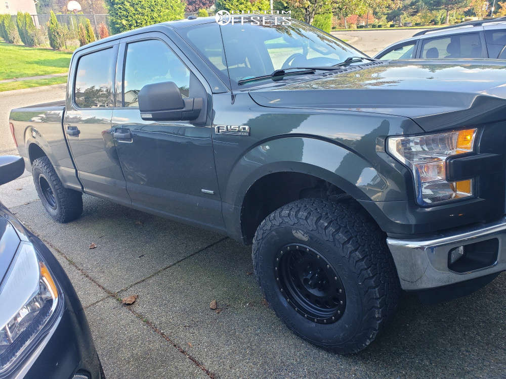 2015 Ford F-150 with 17x8.5 0 Method MR307 and 285/75R17 BFGoodrich All ...