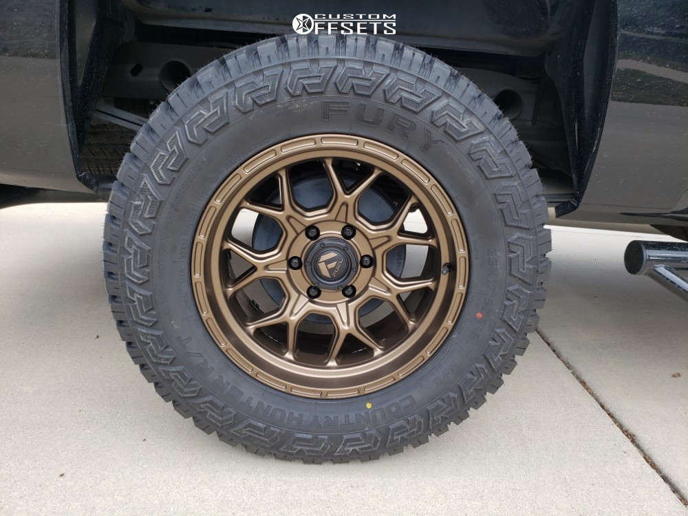 2011 Chevrolet Silverado 1500 with 18x9 -12 Fuel Tech and 33/12.5R18 ...
