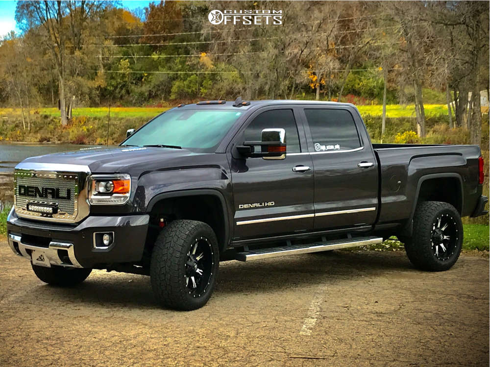 2016 GMC Sierra 2500 HD with 20x10 -14 Fuel Nutz and 33/12.5R20 Toyo ...