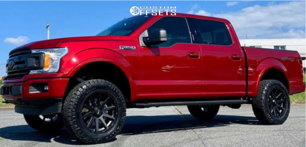 2019 Ford F-150 with 20x9 0 Alloy Ion 143 and 285/60R20 Nitto Ridge ...