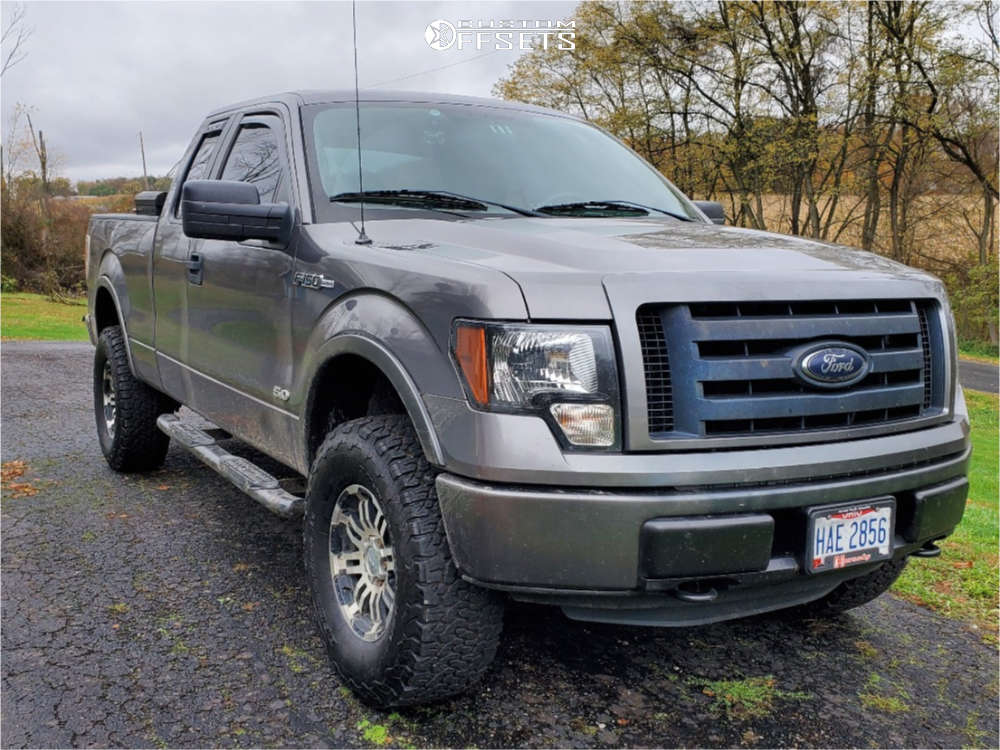 2012 Ford F-150 with 17x8.5 25 Vision Warrior and 315/70R17 BFGoodrich ...