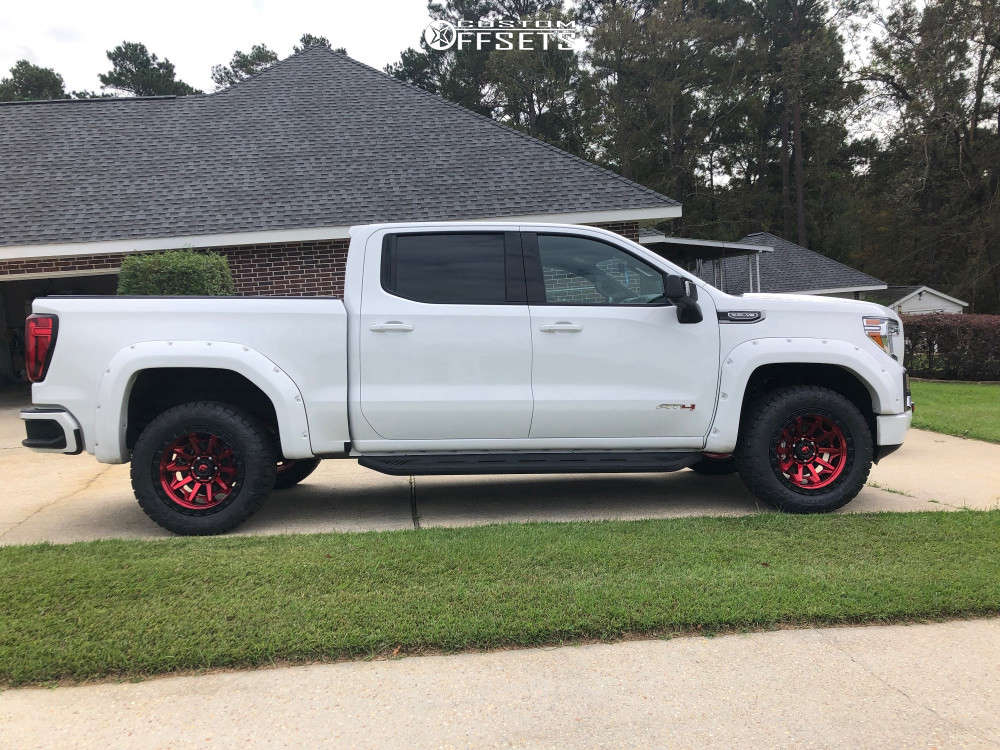 2020 GMC Sierra 1500 with 20x10 -18 Fuel Covert and 33/12.5R20 Toyo ...