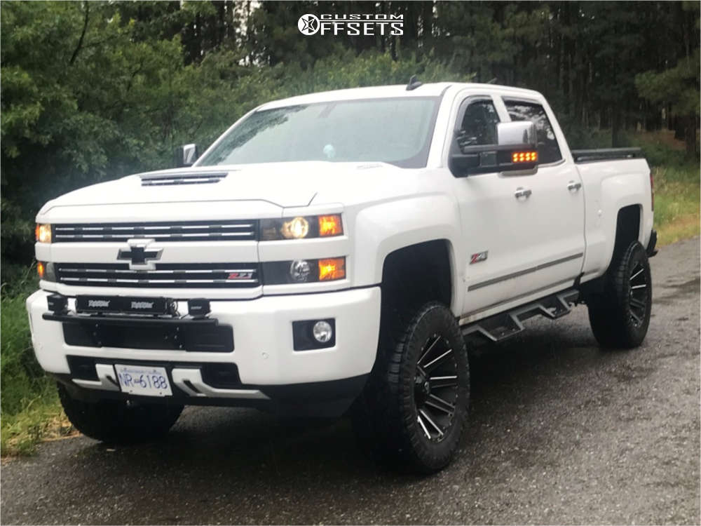 2019 Chevrolet Silverado 3500 HD with 20x10 -19 Fuel Contra and 35/12 ...