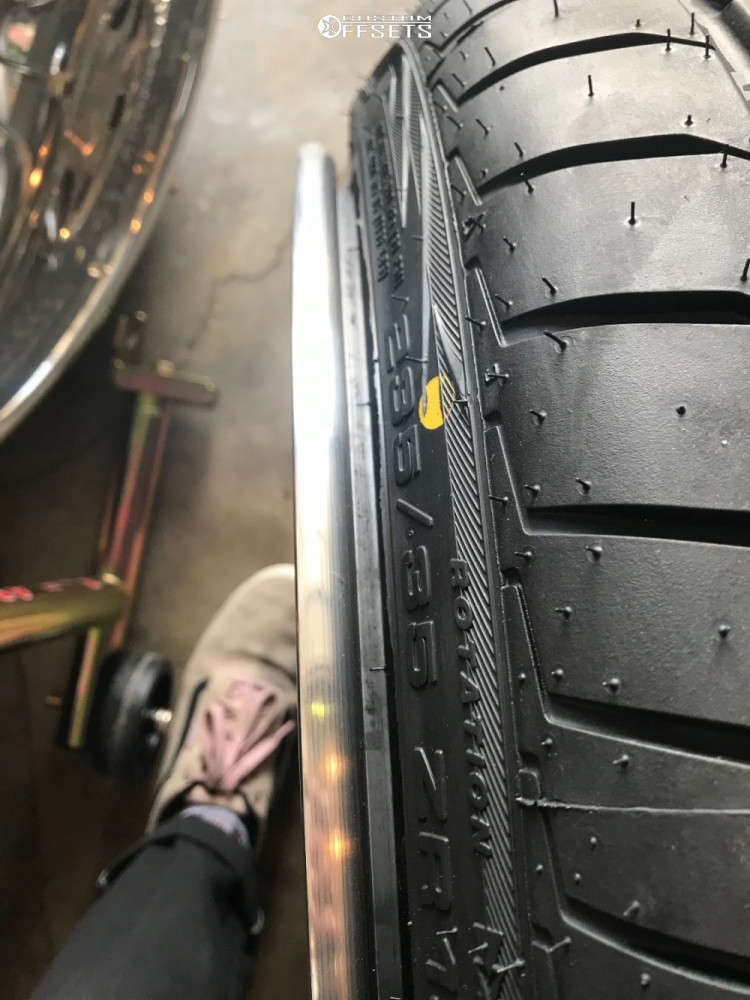 2008 Nissan 350Z with 19x11 -65 Heritage Sendai and 235/35R19 Achilles Atr Sport 2 and Coilovers ...