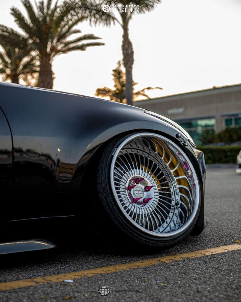 2008 Nissan 350Z with 19x11 -65 Heritage Sendai and 235/35R19 Achilles Atr Sport 2 and Coilovers ...