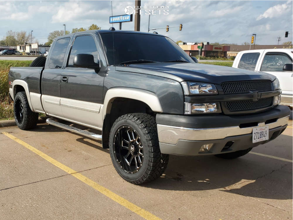 2005 Chevrolet Silverado 1500 with 20x10 -19 Hostile Gauntlet and 275 ...