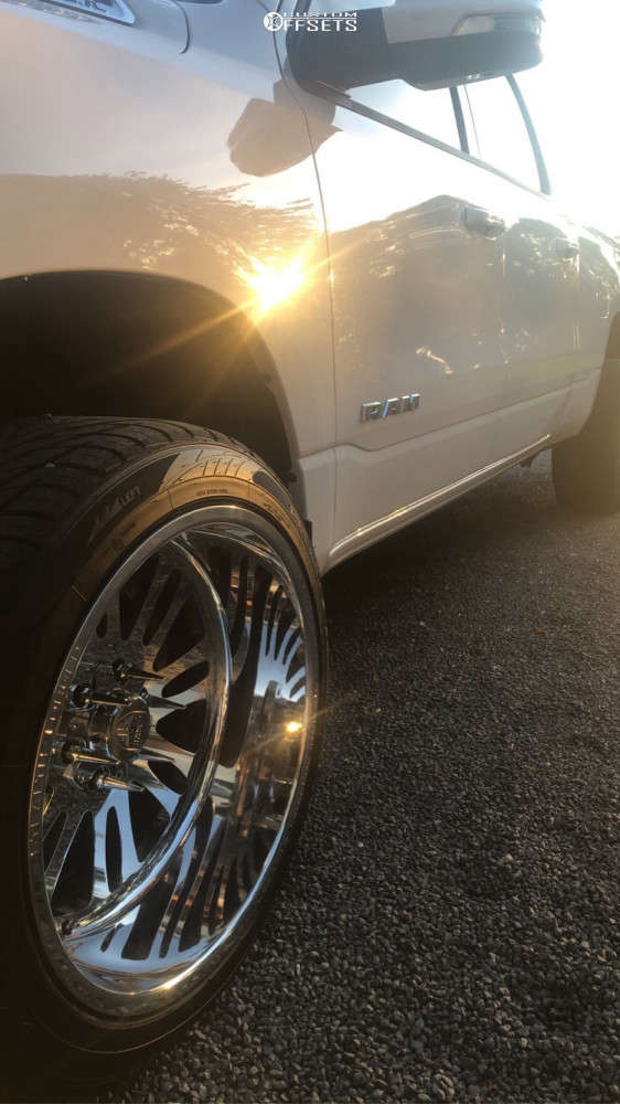 2020 Ram 1500 with 22x12 -51 Stealth Forged Savage and 305/40R22 Toyo ...