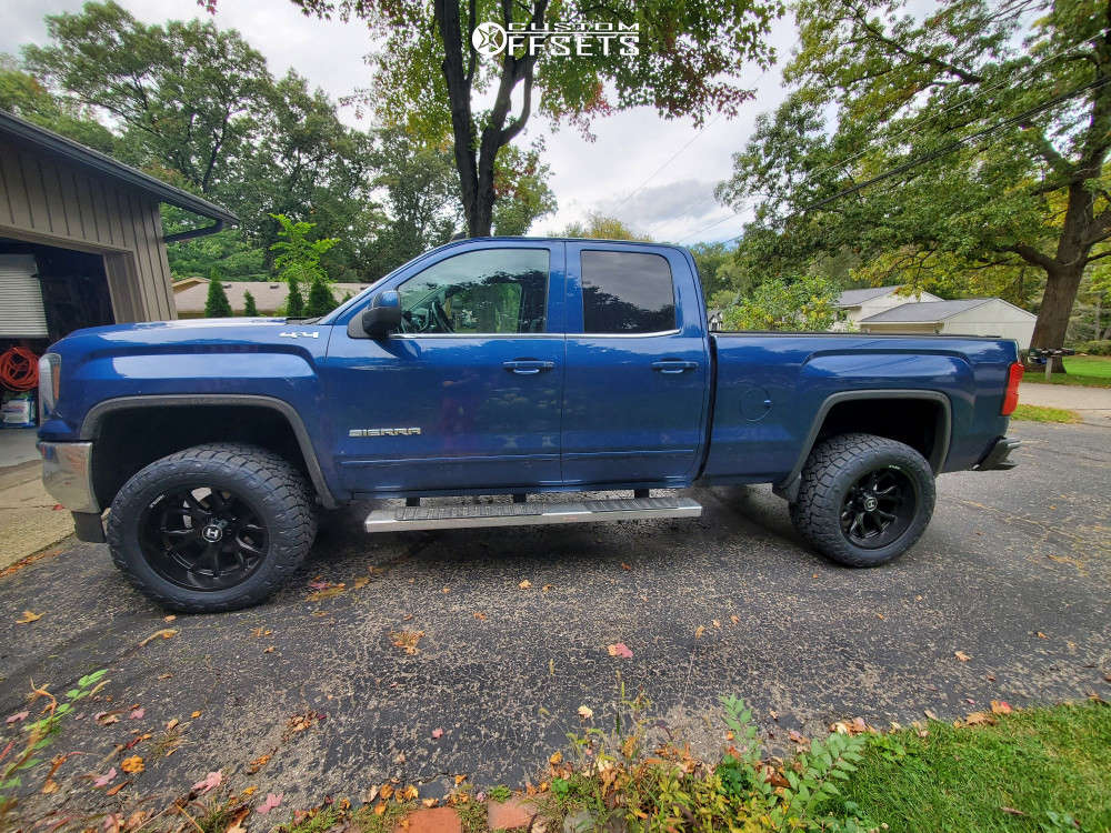 2016 GMC Sierra 1500 with 20x10 -19 Hostile Rage and 33/12.5R20 Toyo ...
